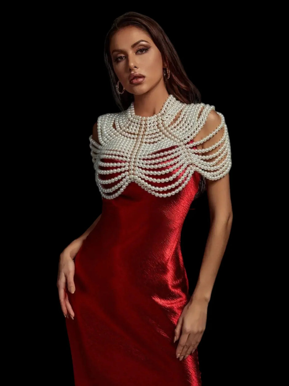 Body Chain – Pearl Crest